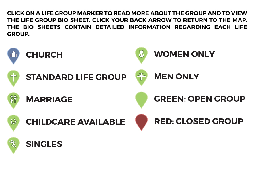 LIFE GROUPS MAP LEGEND3 – The Rock